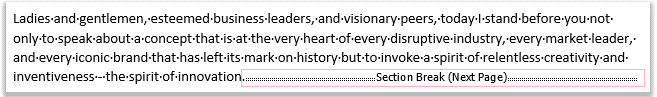How To Insert And Remove Section Breaks In A Word Document